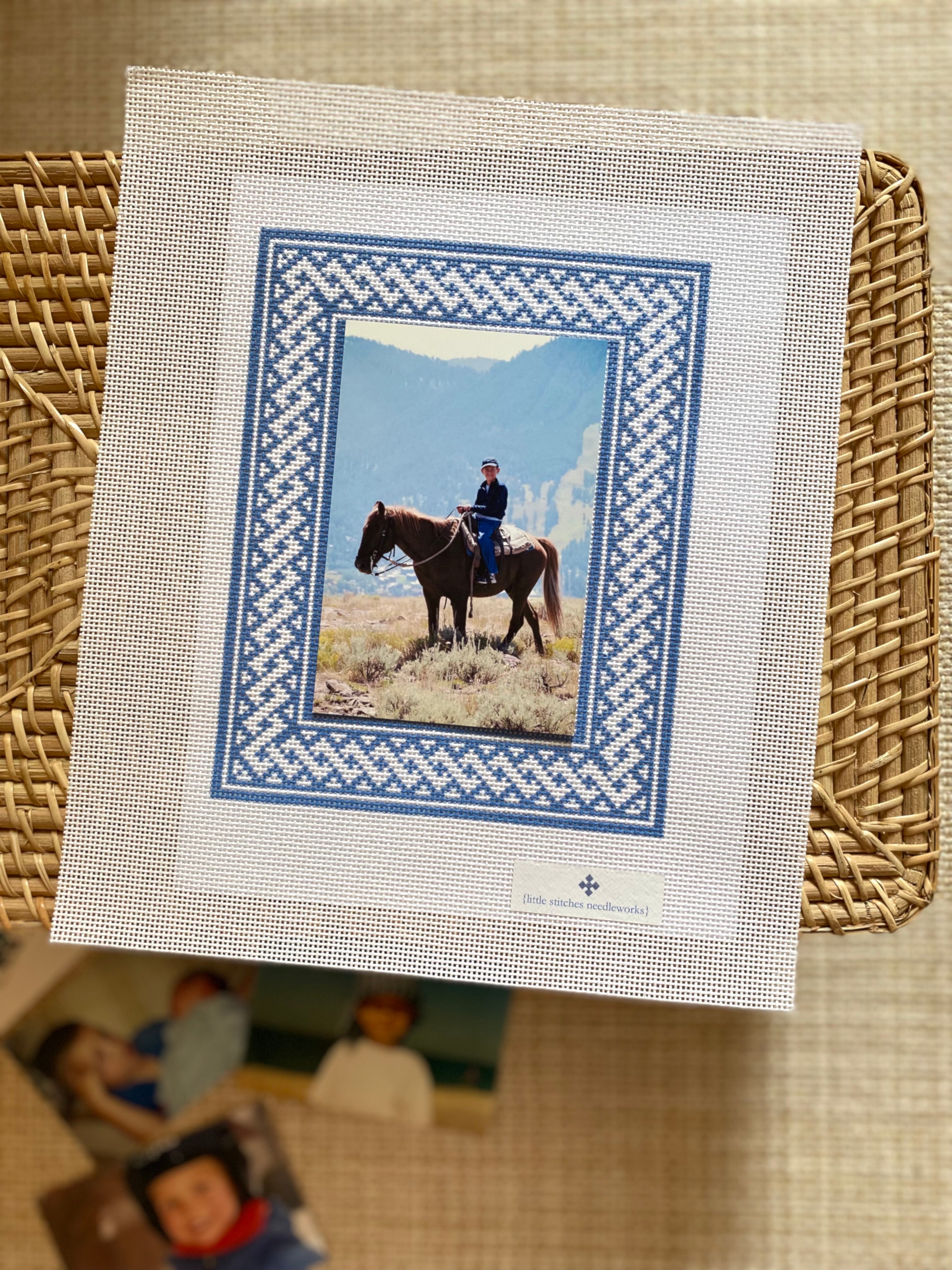 Braided Frame – { little stitches needleworks }