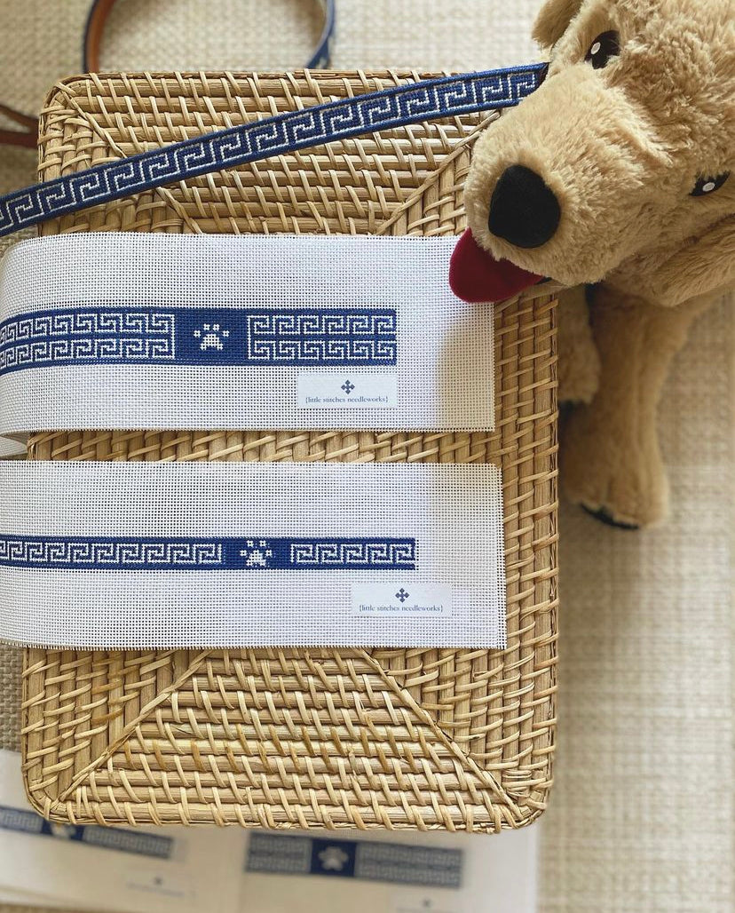 Greek Key Dog Collars – { little stitches needleworks }